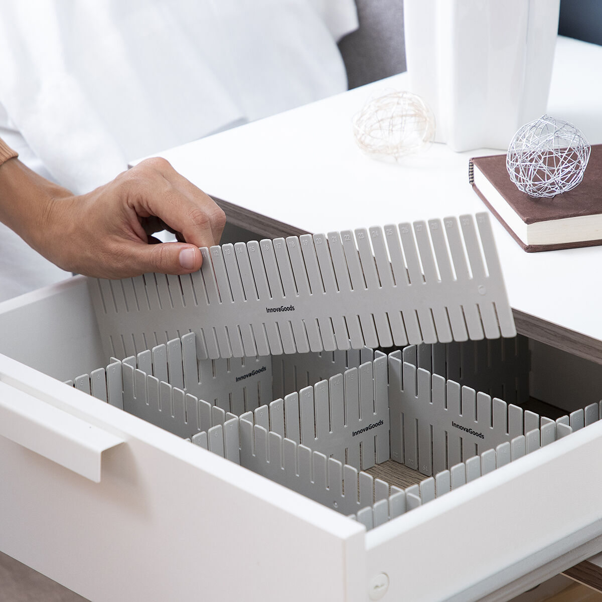 Adjustable Drawer Organiser Condor InnovaGoods 16 Units - InnovaGoods